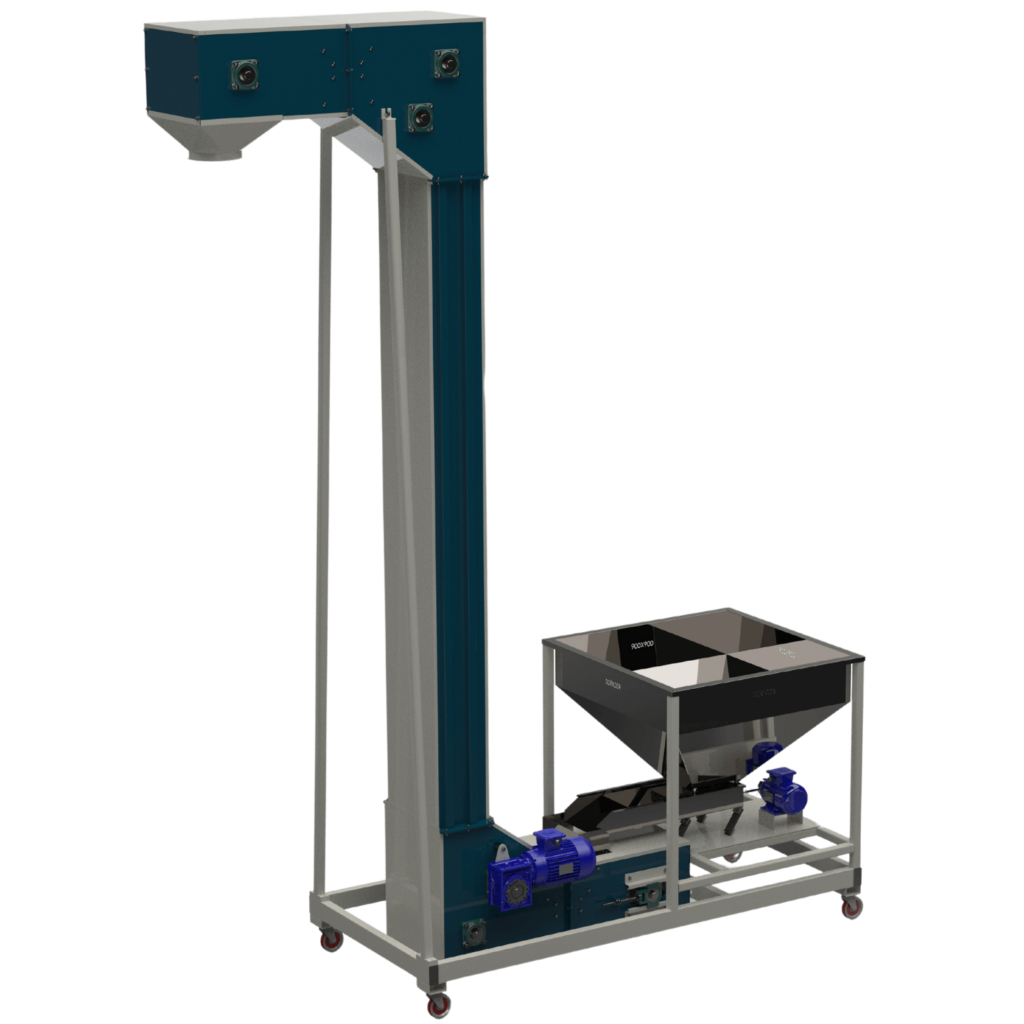 Dikey Z Kovalı Elevatör - Elevatorsan